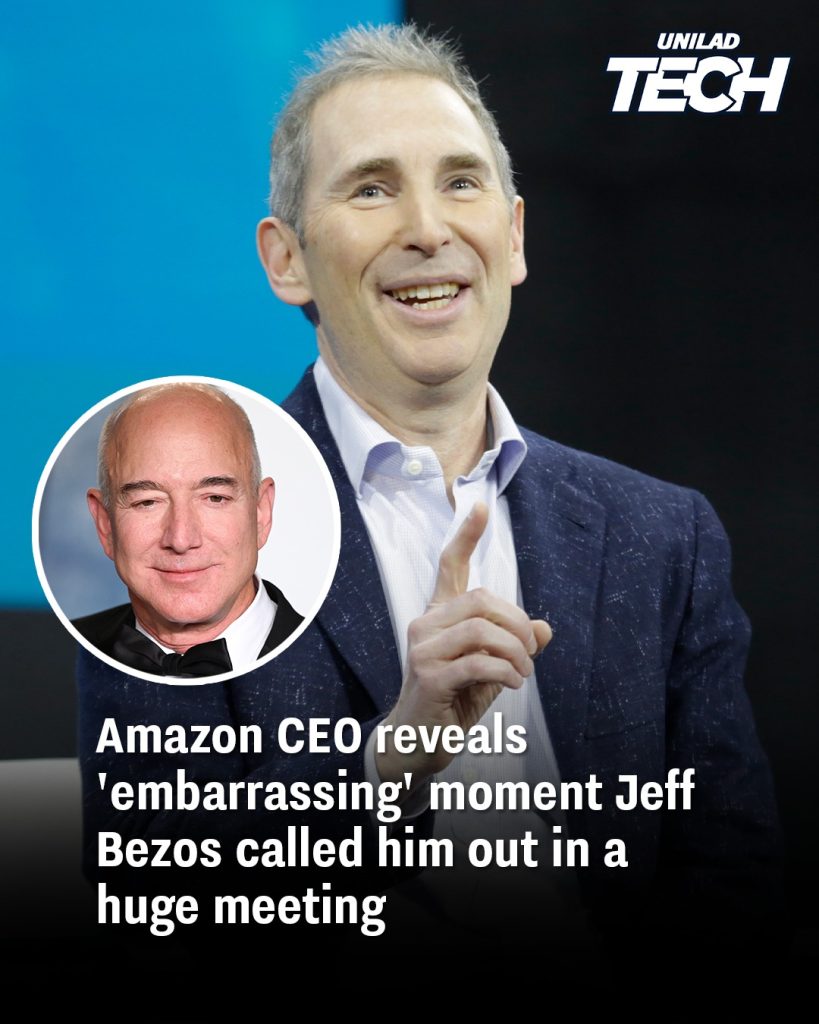 Amazon CEO reveals ’embarrassing’ moment Jeff Bezos called him out in a ...