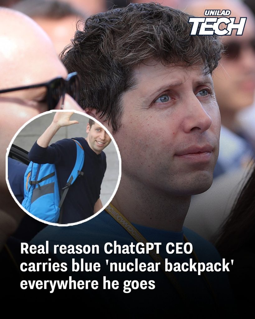 Why ChatGPT CEO carries blue ‘nuclear backpack’ everywhere he goes ...
