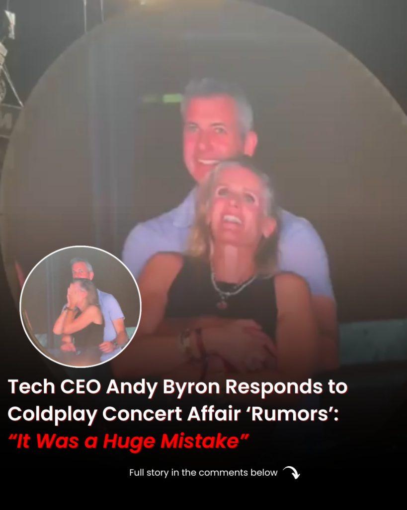 Tech CEO Byron Responds to Coldplay Concert Affair Rumors | Najukusnije ...