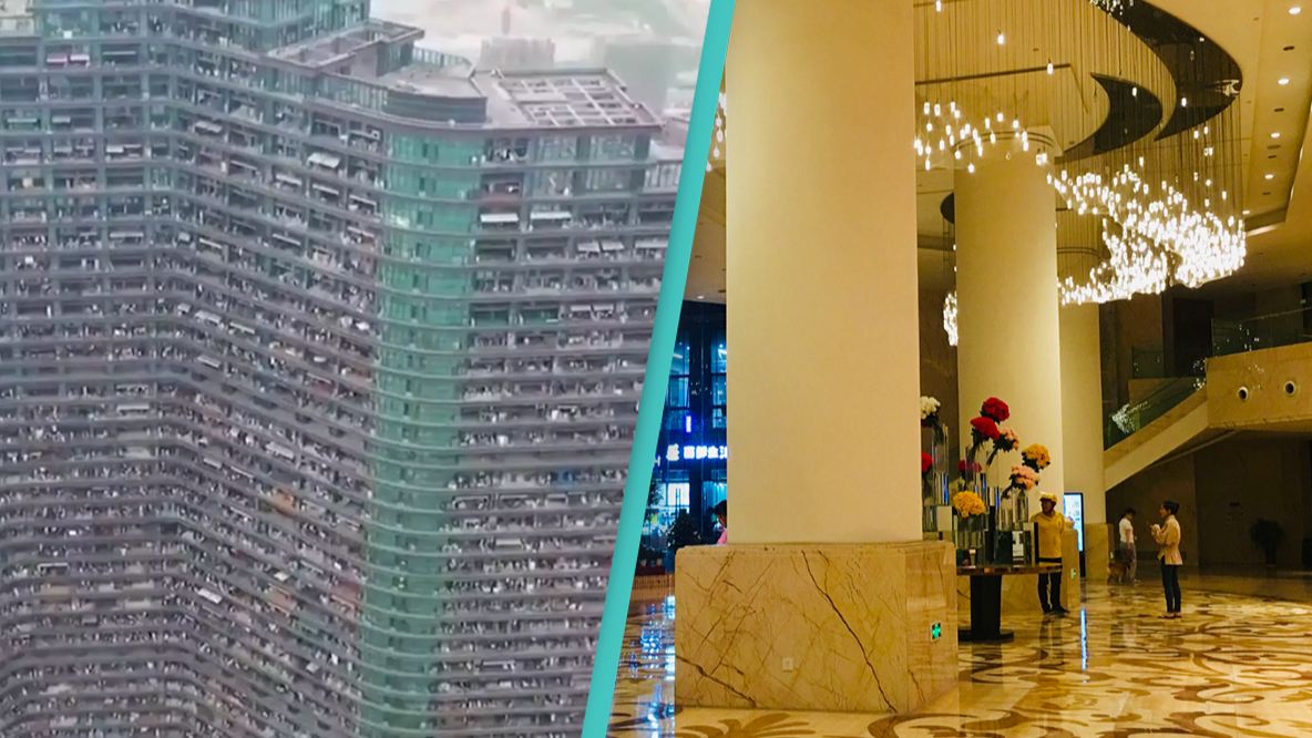 Inside ‘dystopian’ apartment block where its 20,000 residents never ...