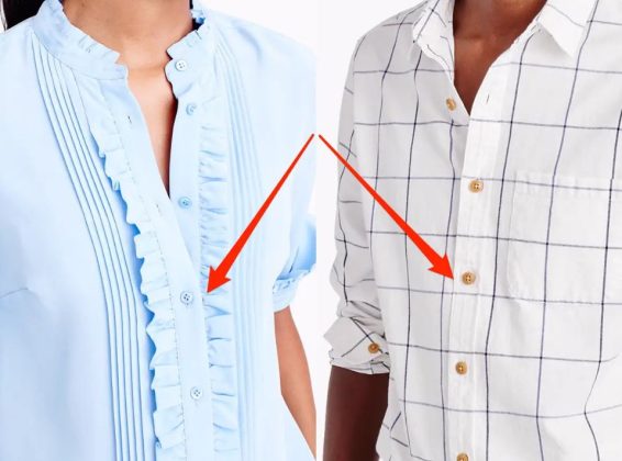 THE BUTTON MYSTERY THE SURPRISING HISTORY OF WHY WOMEN’S SHIRTS BUTTON ...